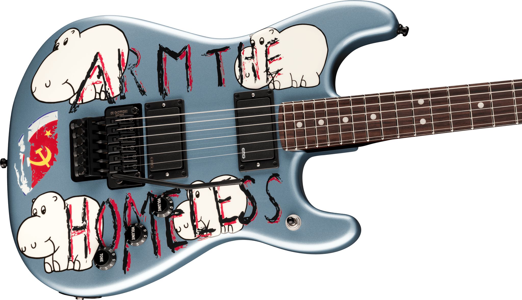 Tom Morello's "Arm The Homeless" Guitar – Fender