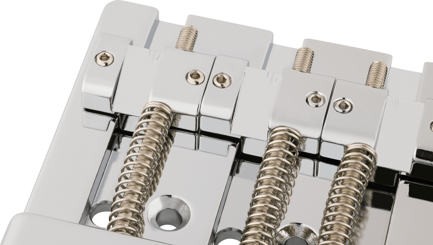 Fender® HiMass™ String-Through 4-String Bass Bridge Assembly With Bras