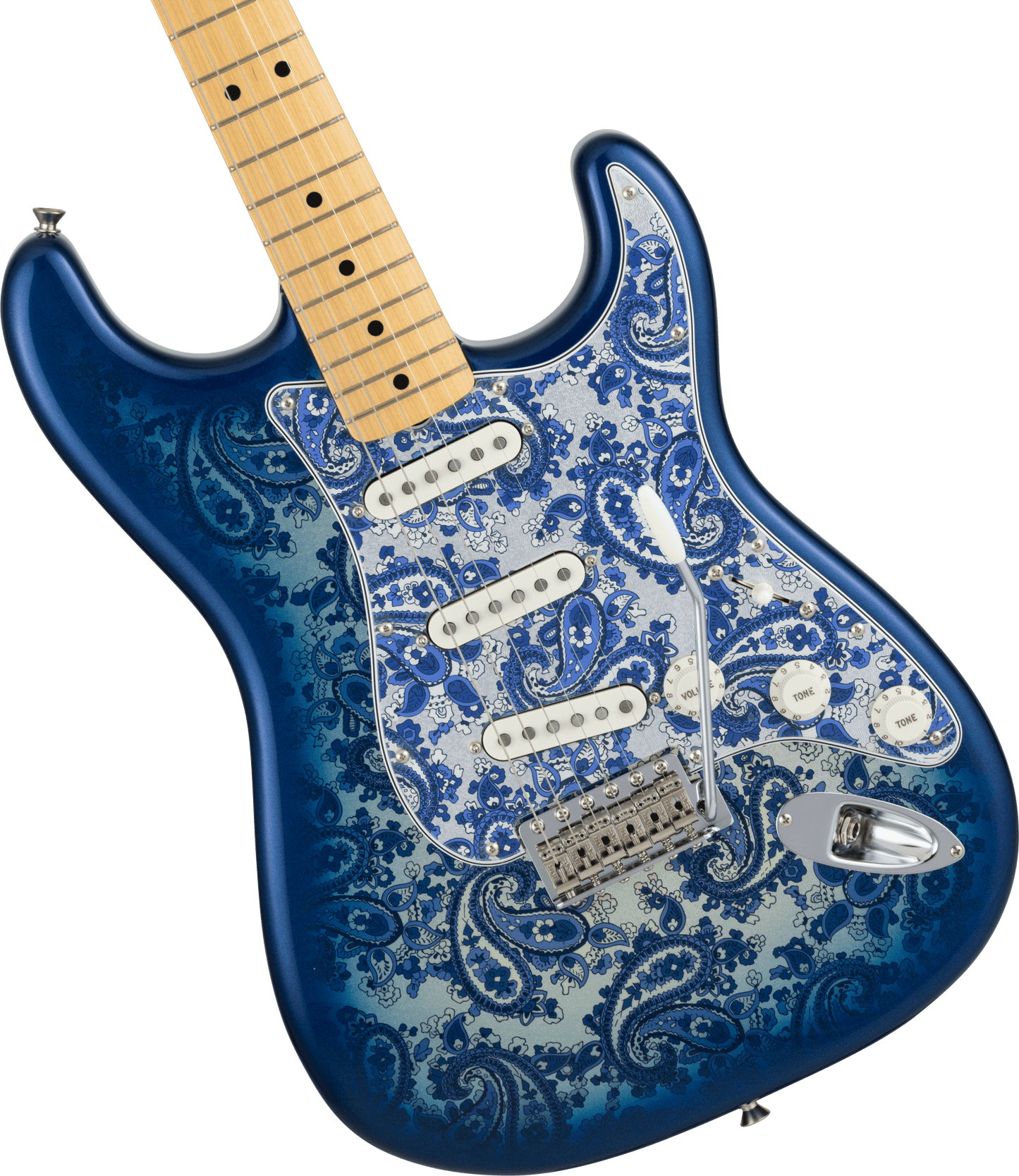 Made in Japan Limited Stratocaster® Indigo Paisley – Fender